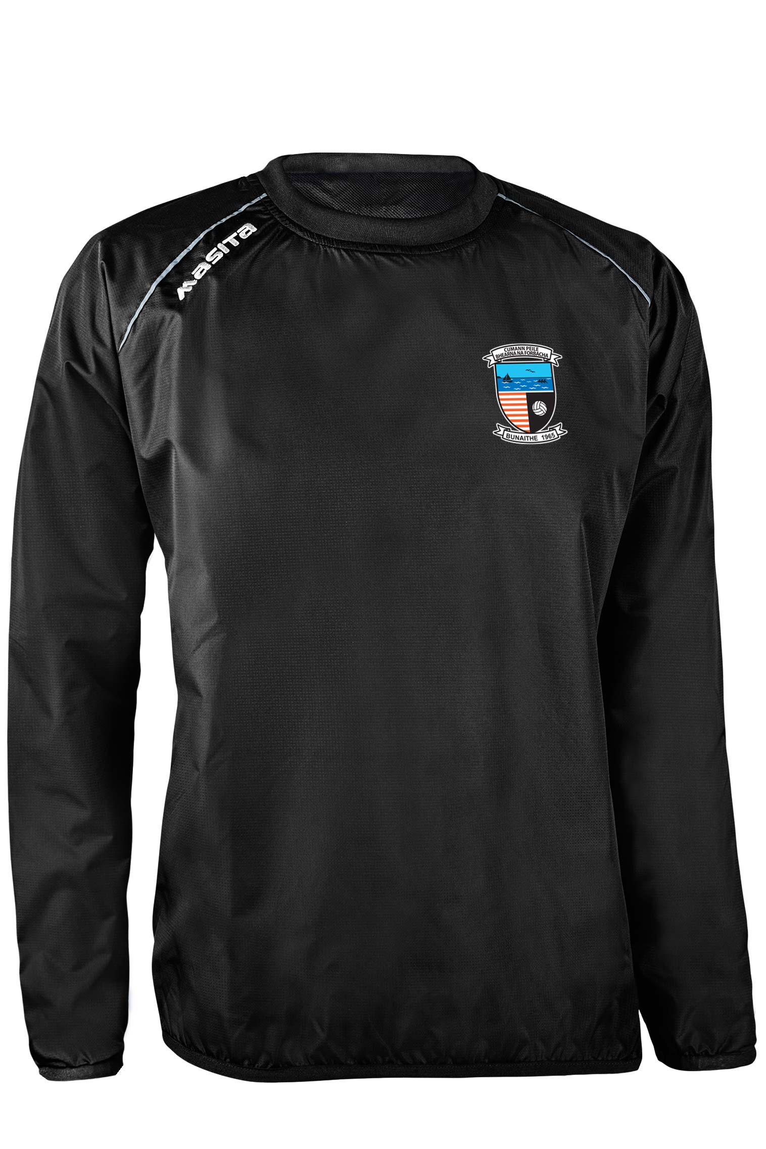 Bearna GAA Black Tara Style Rainsweater Adult