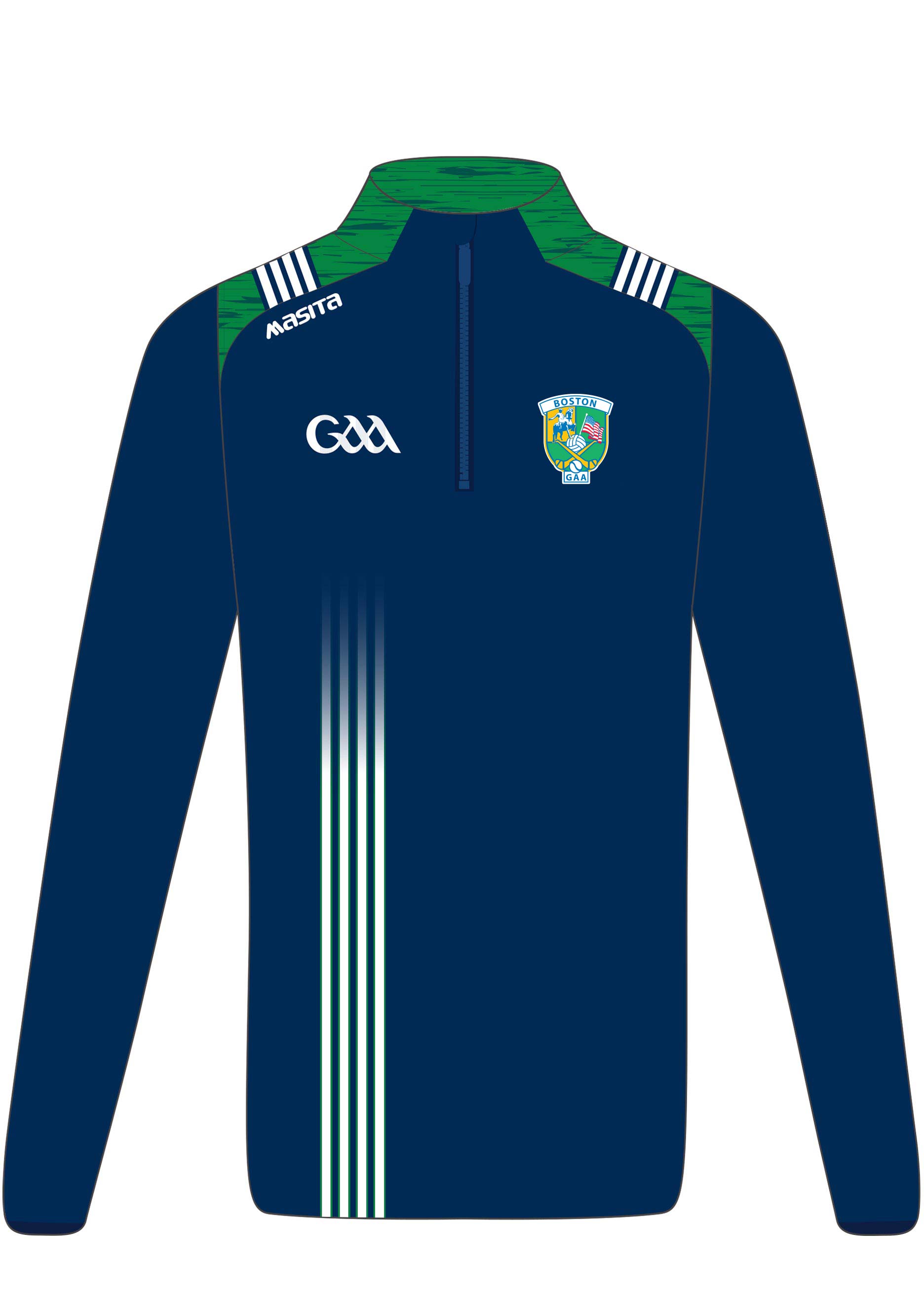 Boston GAA Quarter Zip Adults