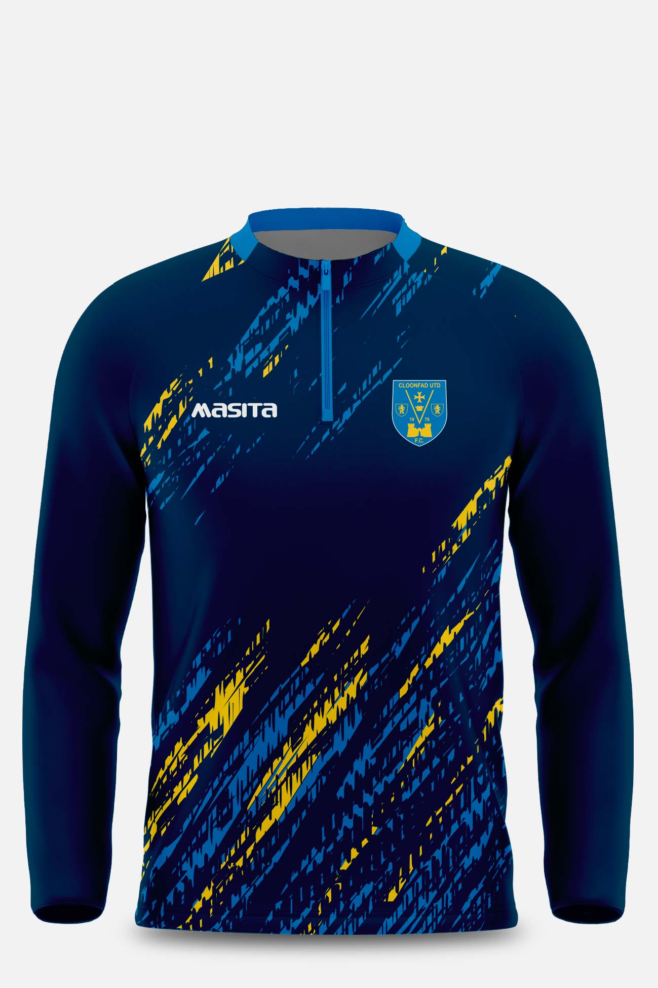 Cloonfad Utd Half Zip Kids & Adults