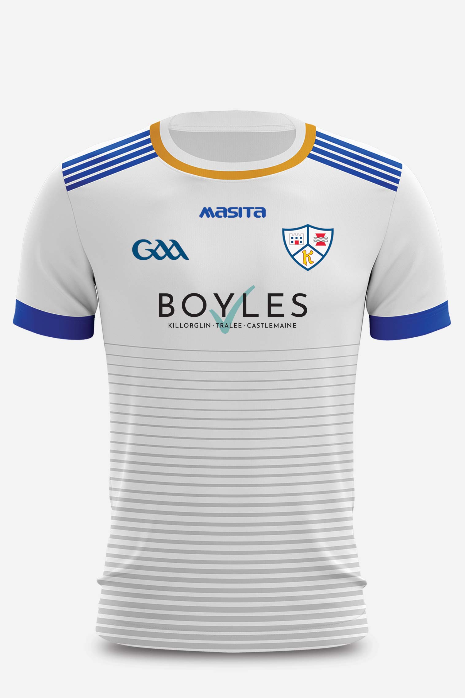 Keel GAA Home Jersey Regular Fit Kids & Adults