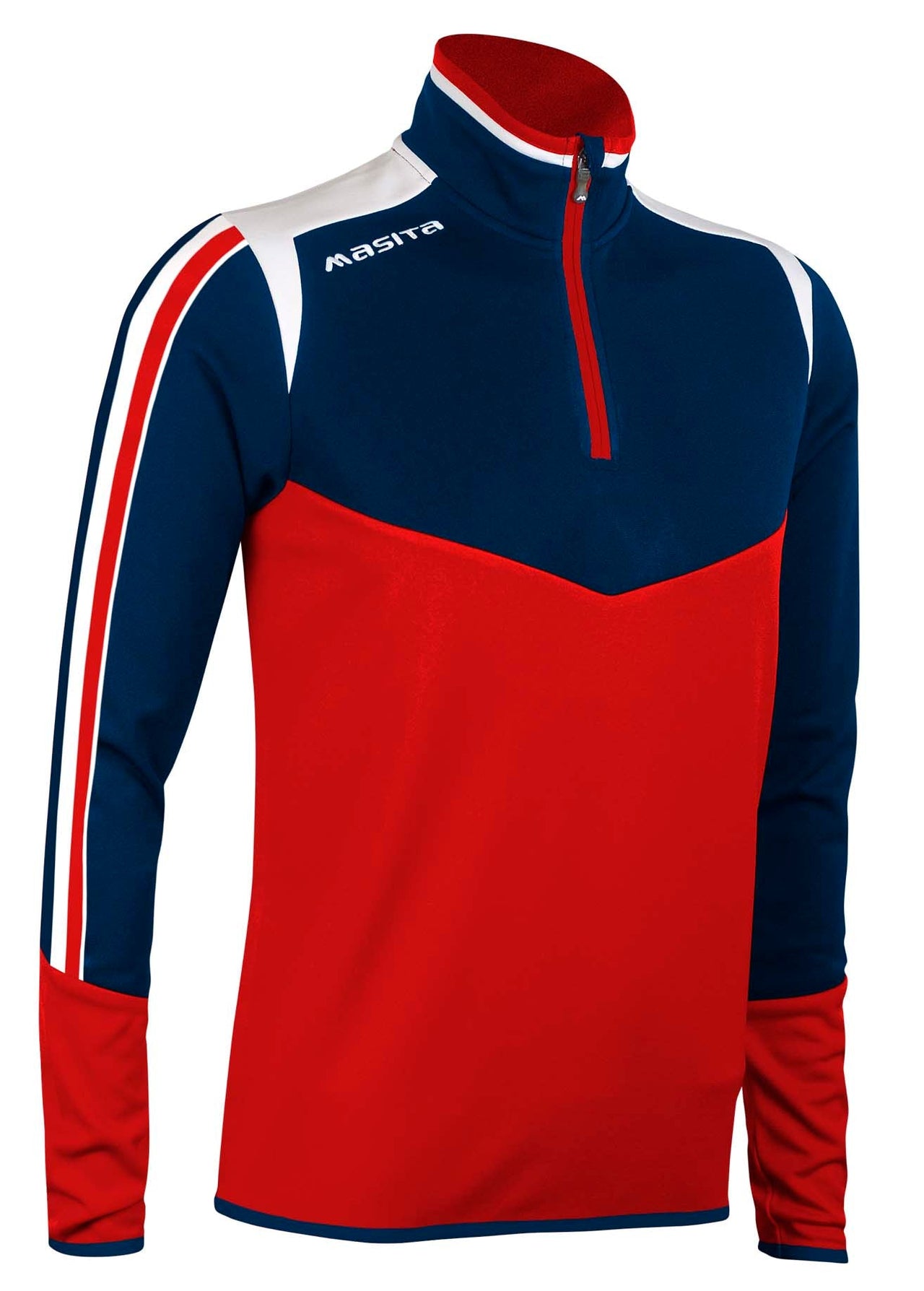 Montana Half Zip Red/Navy/White