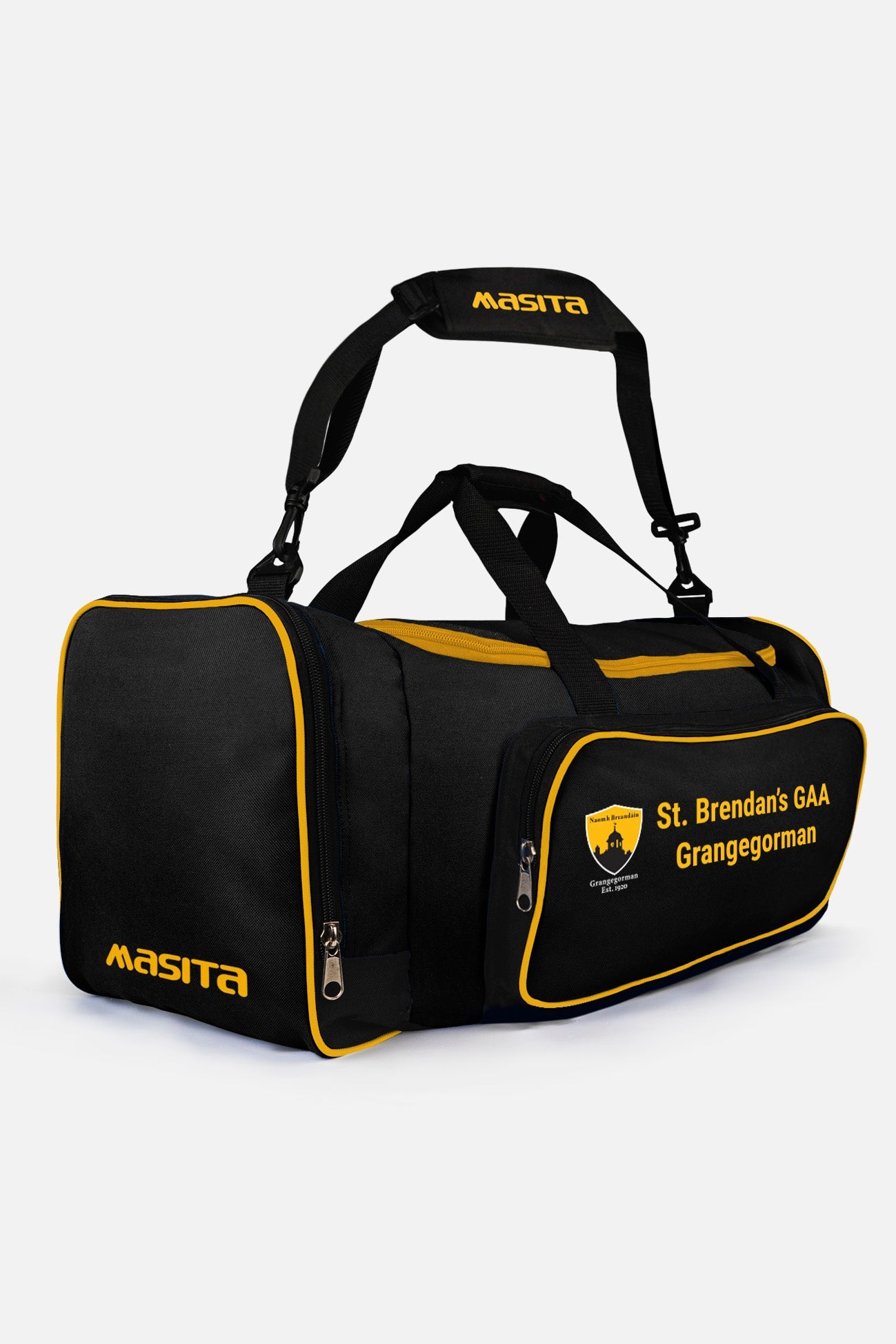 St Brendans GAA Grangegorman Black/Amber Tara Style Club Bag