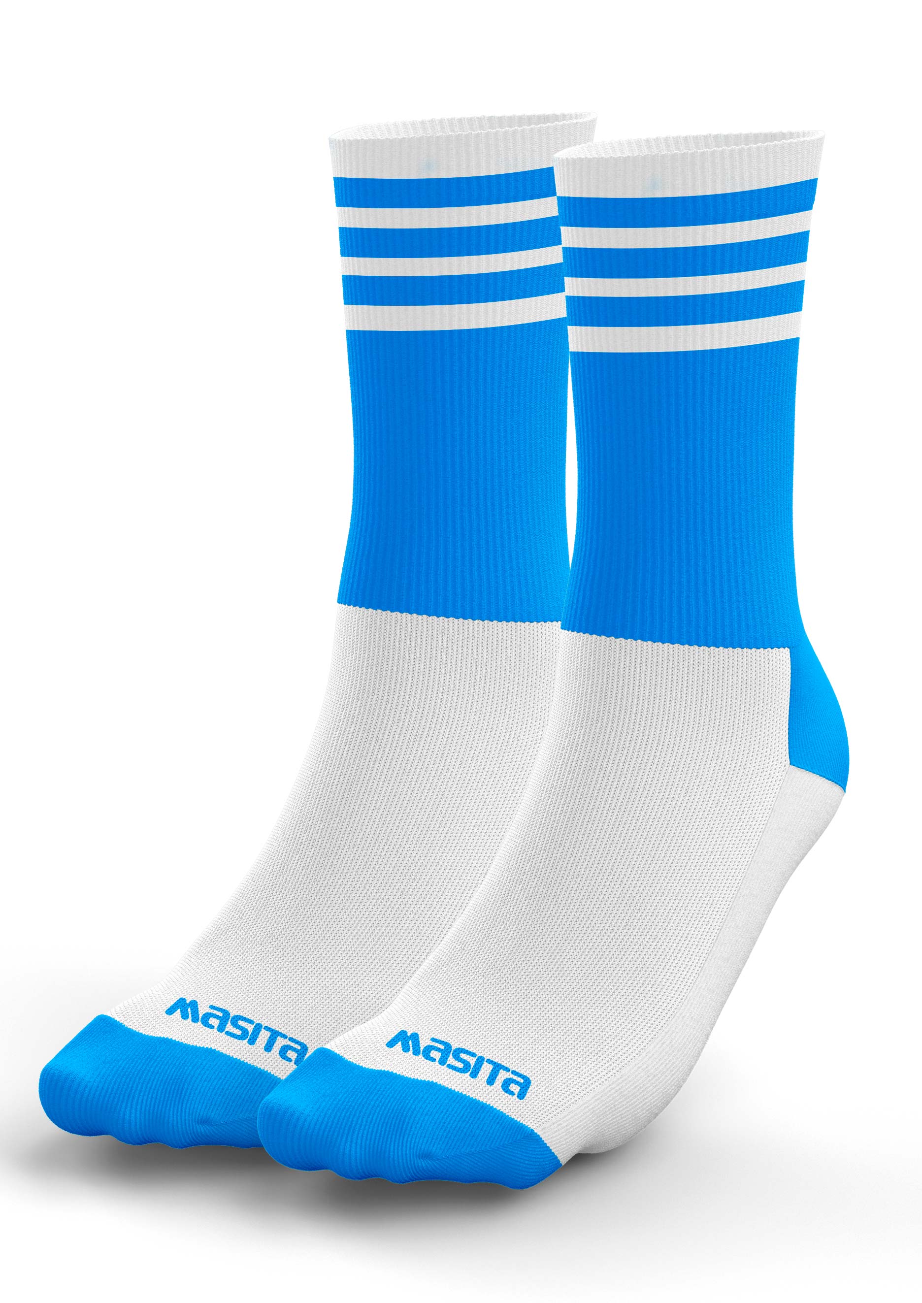 Sky/White Midi Socks Adult